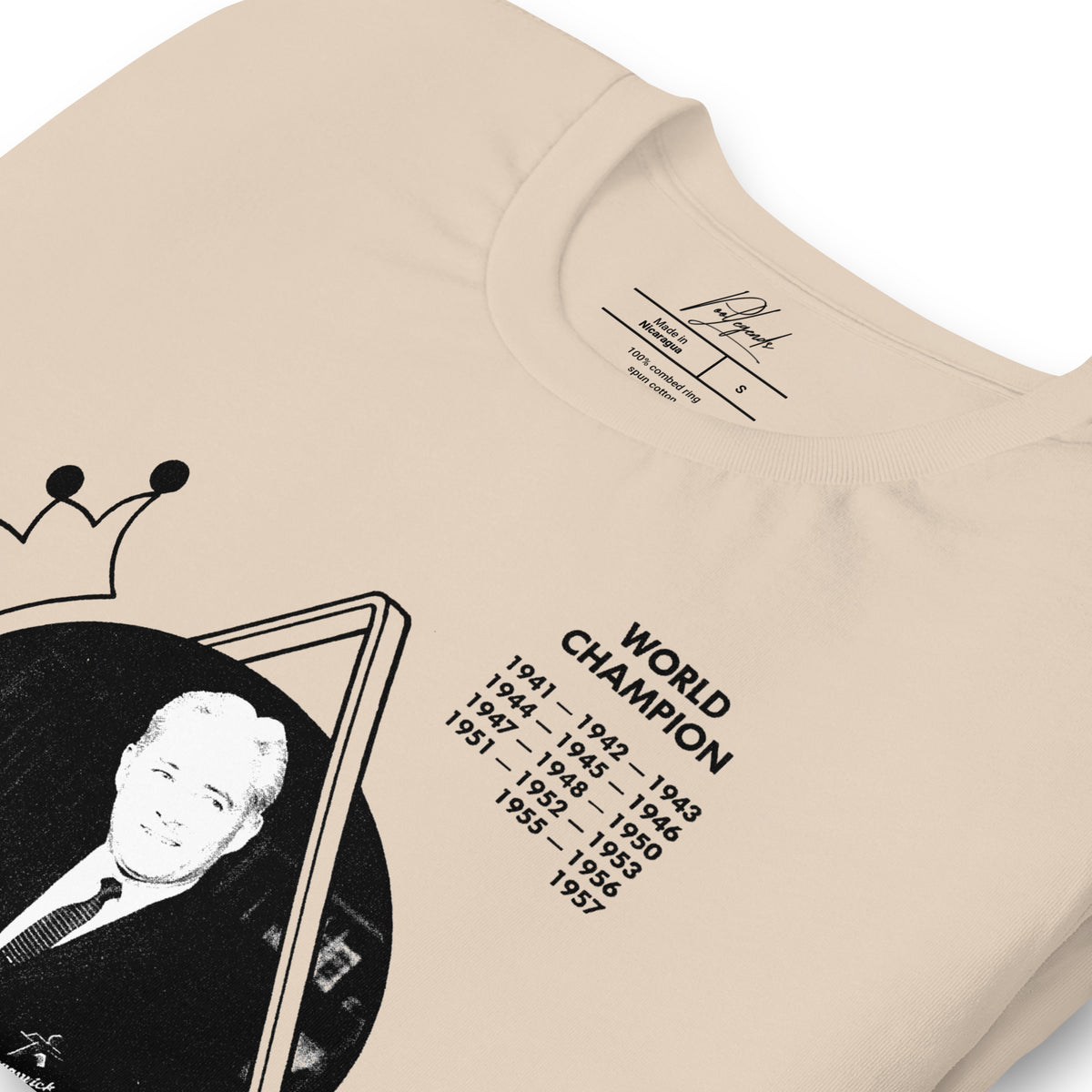 WILLIE MOSCONI WORLD CHAMPION TEE – Pool Legends